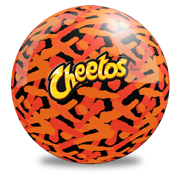 cheetos plastic spare bowlling ball